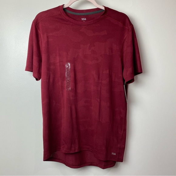 DSG | Shirts | Dsg Mens Size Medium Burgundy Solid Dark Currant Red ...